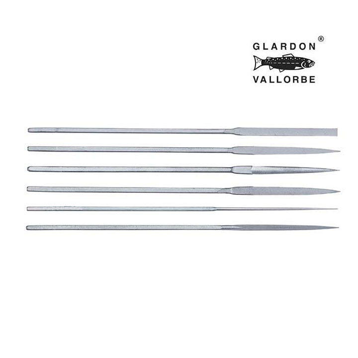 GLARDON VALLORBE BUFF ESCAPEMENT FILE PILLAR HALF ROUND SQUARE THREE S ...