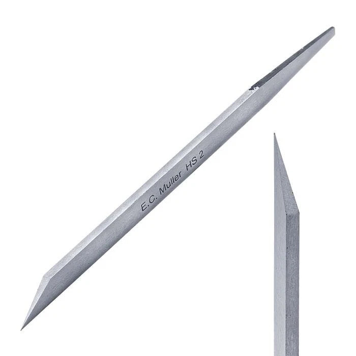 E.C. MULLER HSS BEVEL EDGE GRAVER #3, 4 – Landa International