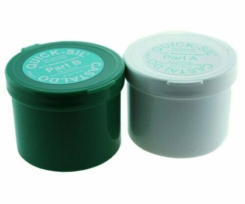 CASTALDO® QUICK-SIL Two Part RTV Silicone Putty (Soft and Firm) Kit 3 ...