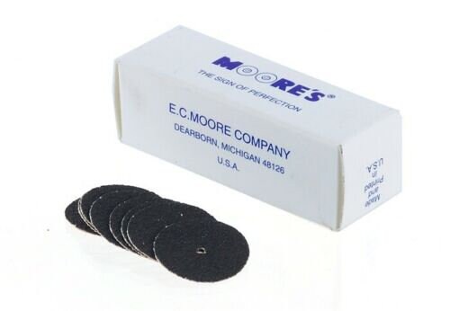 EC MOORE WATERPROOF Silicon Carbide Moore's Sanding Disc 7/8" Coarse P ...
