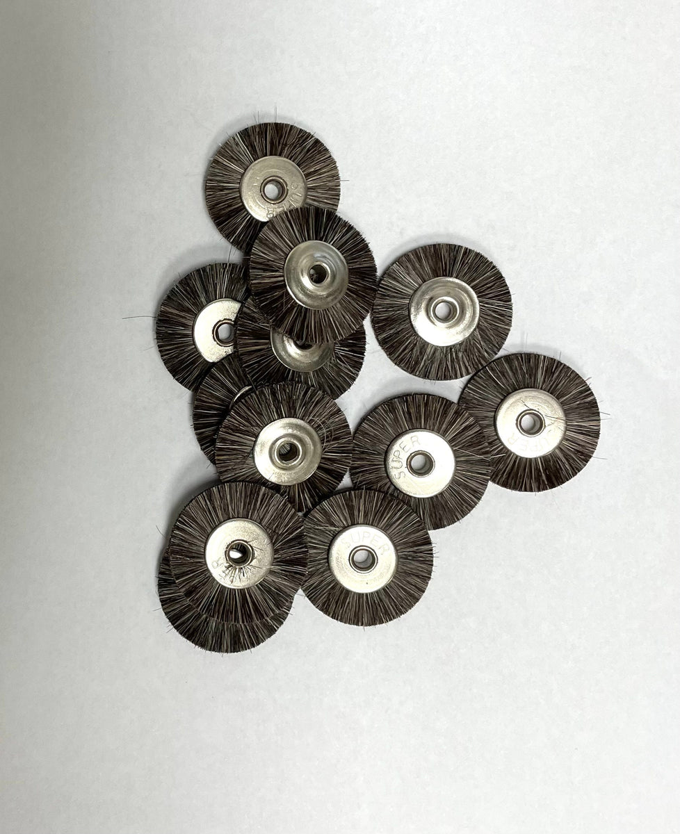 UNMOUNTED 3/4" BRISTLE Super Brushes 1/8" Hole Soft-Pack Of 12 – Landa ...